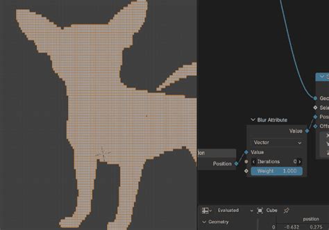 Modeling How Can I Smooth A Jagged Pixel Mesh Using Geometry Nodes