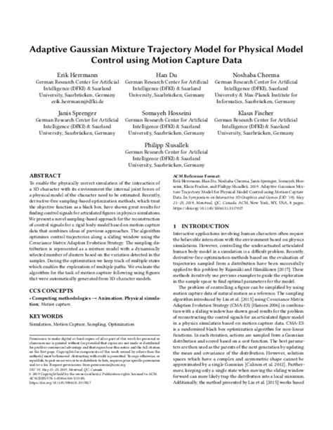 pdf adaptive gaussian mixture trajectory model for physical model
