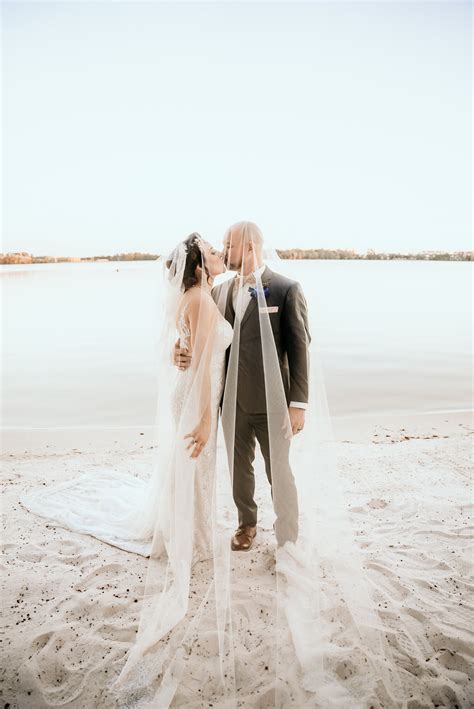 Bride Wears Lace Low Back Wedding Dress The Bridal Finery
