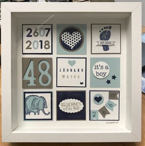 Pin Von Bettina Schnabel Auf Eigene Projekte Diy Geschenke Geburt Bilderrahmen Baby