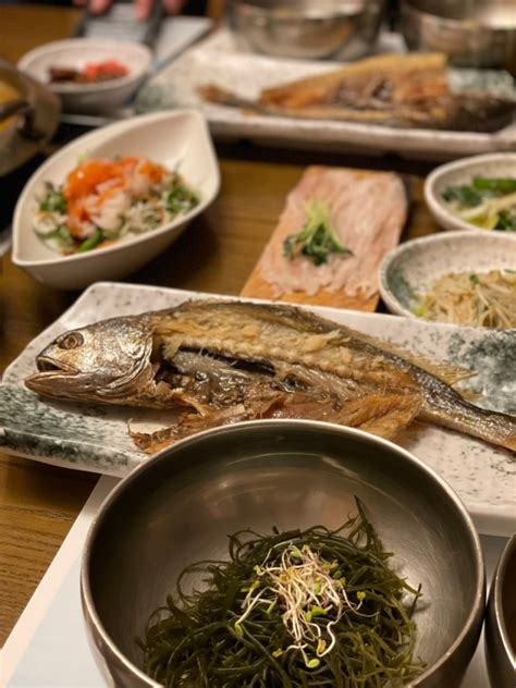 서울 남대문로 맛집 해초섬 서울스퀘어점깔끔한 남도음식한상 보리굴비정식 세꼬시 맛집 네이버 블로그