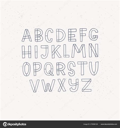 Diffe Fonts For Block Letter