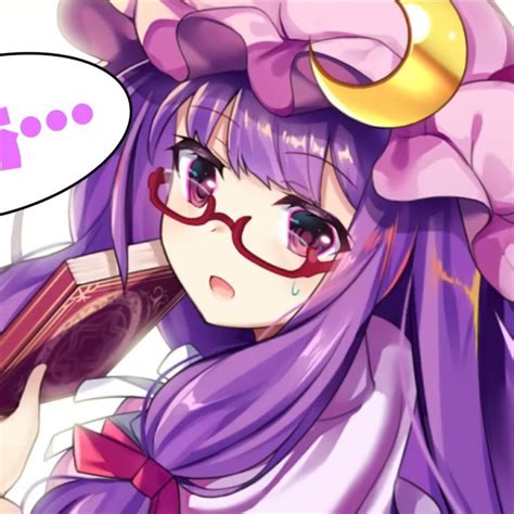 Patchouli Knowledge Touhou Lostword Icon In 2025 Touhou Anime Cartoon Art Styles Kawaii