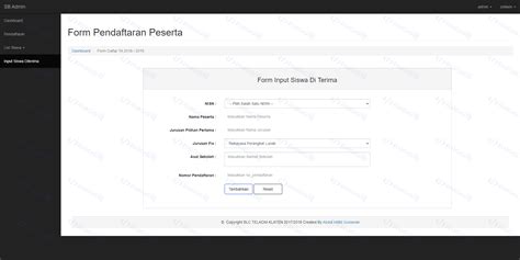 Aplikasi Pendaftaran Peserta Didik Baru Berbasis Web Php