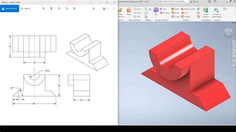 Tutorial Autodesk Inventor 2020 Untuk Pemula Latihan 1 YouTube