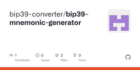 Github Bip39 Converterbip39 Mnemonic Generator