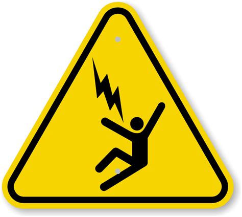 Warning Symbol Electricity