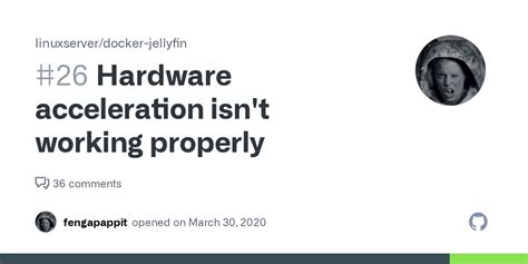 Hardware Acceleration Isnt Working Properly · Issue 26 · Linuxserver