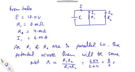 solved using the formulas for series and parallel circuits fill in the