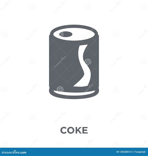 Coke Icon From Drinks Collection Stock Vector Illustration Of French Pizza 130328613