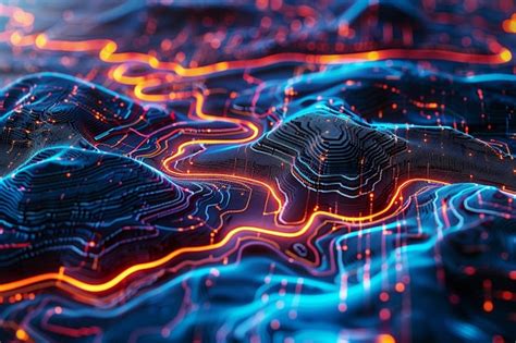 premium photo visualize ai algorithms analyzing seismic data to