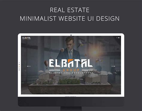 Minimalist UI Website Design Behance