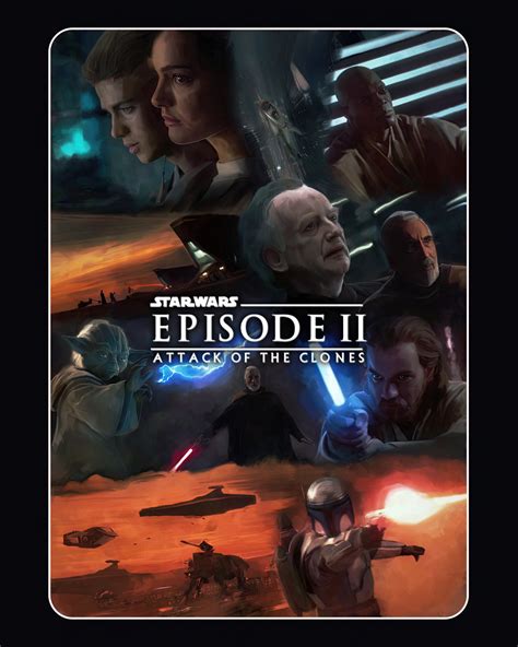 Star Wars Attack Of The Clones Poster Star Wars Episode Ii Attack Of