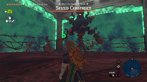 Zelda Tears Of The Kingdom Totk — How To Beat Seized Construct Boss