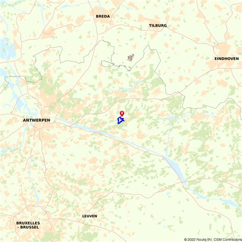 Route Door Lichtaart Vanaf Taverne De Perenboom Kasterlee