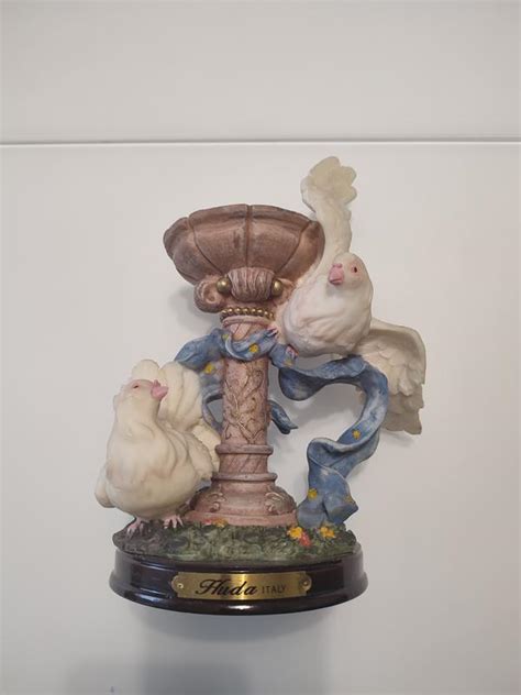 Свічник керамічний з голубами — ціна 800 грн у каталозі Свічники Купити товари для дому та