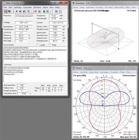 K4mja Ham Radio Station Half Square Antenna Vertical 2 Element Phased