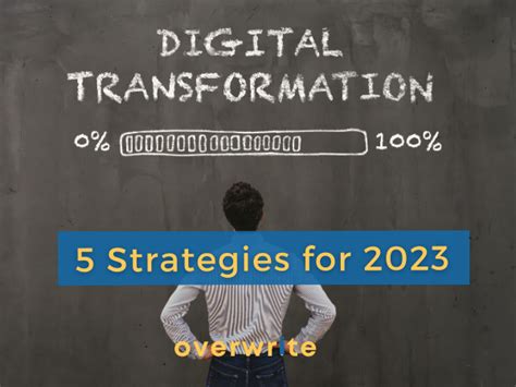 Five Digital Transformation Strategies To Navigate Change In 2023