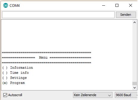 Projekt LCDMenuLib LCDMenuLib2 LCDML Menü mit mehreren Ebenen