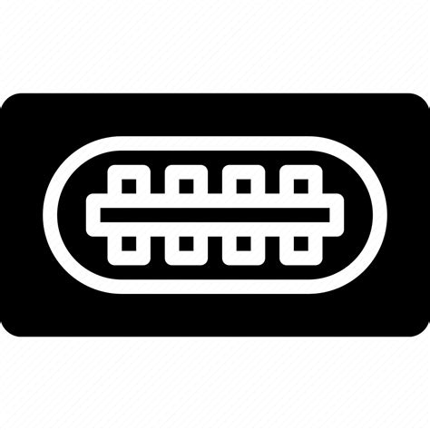 C Cable Connector Plug Type Usb Icon Download On Iconfinder