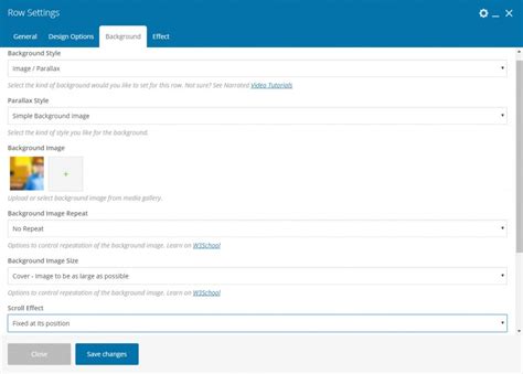 How To Create Parallax Background Section DNG Help DOC