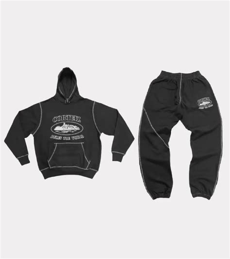 Corteiz Supérieur Ensemble Set Noir Corteiz