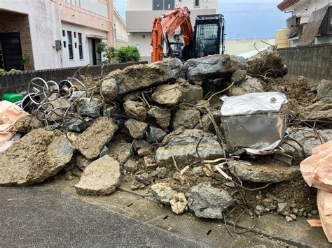 浦添市経塚T様邸解体工事 業務実績 沖縄の解体工事なら株式会社田畑工業