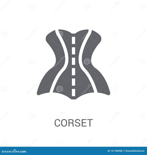 Corset Icon Trendy Corset Logo Concept On White Background From Stock