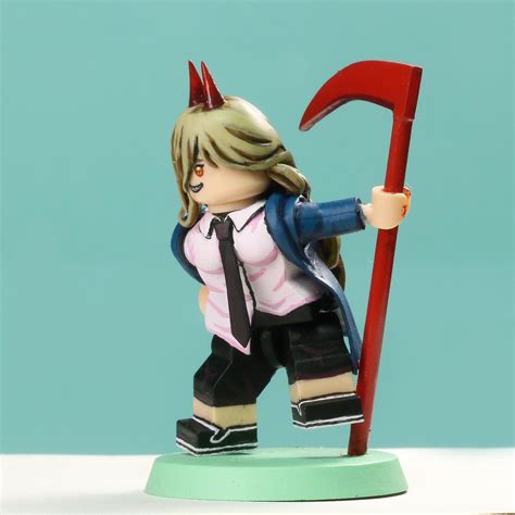 Custom Lego Chainsaw Man Power Brickrr Connecting Lego Fans