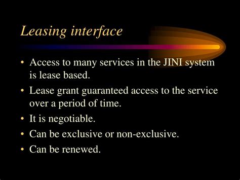 Ppt Dynamic Distributed Systems Using Jini Powerpoint Presentation