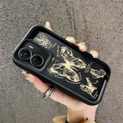 Jual Casing Hp VIVO Y G VIVO Y G VIVO Y G Case Casing Ponsel Pola Kupu Kupu Dengan