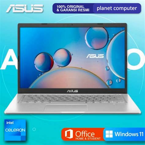 Jual Asus Vivobook 14 A416mao Intel N4020 8gb 256gb Ssd Fhd 14 Win11