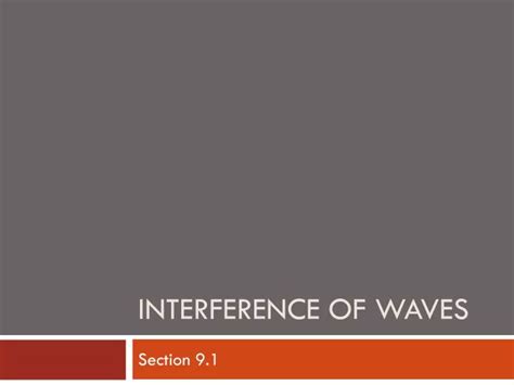 PPT Interference Of Waves PowerPoint Presentation Free Download ID 1837032