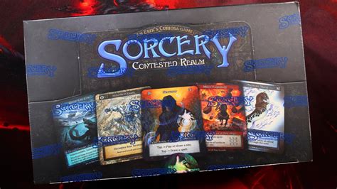Sorcery Contested Realm TCG Alpha Booster Box Opening YouTube
