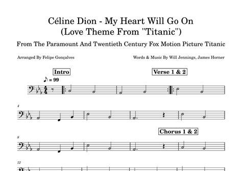 My Heart Will Go On Love Theme From Titanic Arr Felipe Gonçalves