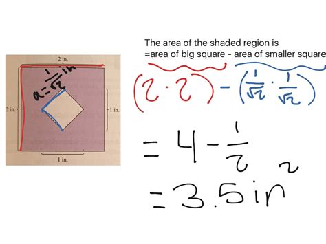 Area Of A Shaded Region Math Elementary Math ShowMe