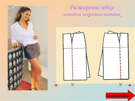 Моделирование прямой юбки - презентация онлайн