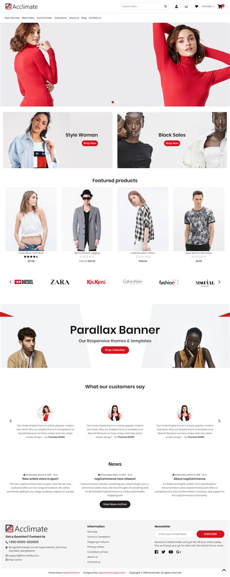 Acclimatenopcommerce Customization Ecommerce Development Company Nopcommerce Plugin