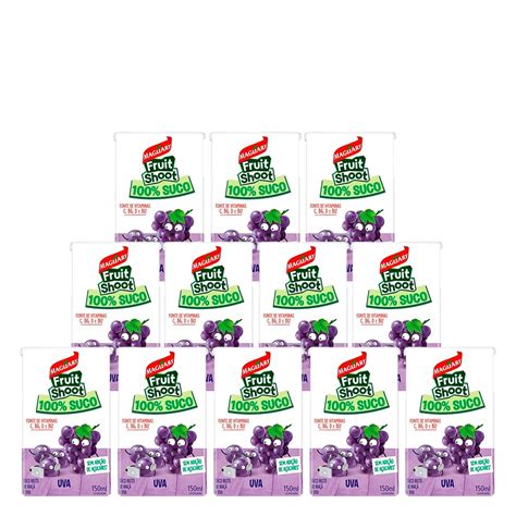 Suco Maguary de Uva Fruit Shoot 150ml 12 Unidades | Shopee Brasil