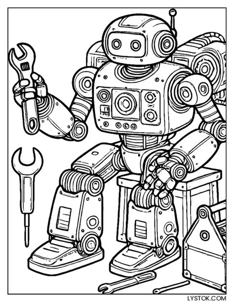 33 ฟรีพิมพ์ได้ หุ่นยนต์ ระบายสี สำหรับผู้ใหญ่และเด็ก Pdf
