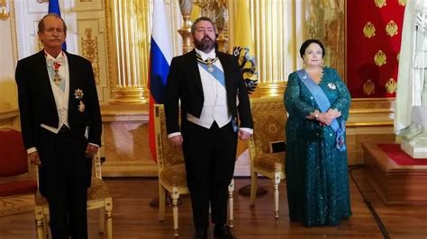 La grande duchesse de Russie reçoit à Moscou le duc de Bragance pour