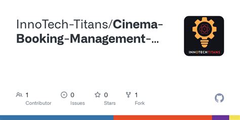 Github Innotech Titans Cinema Booking Management System