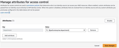 how to specify user group attribute for access control aws re post