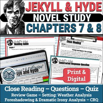Jekyll Hyde Chapters 7 8 Quiz Questions Constructed Response Question