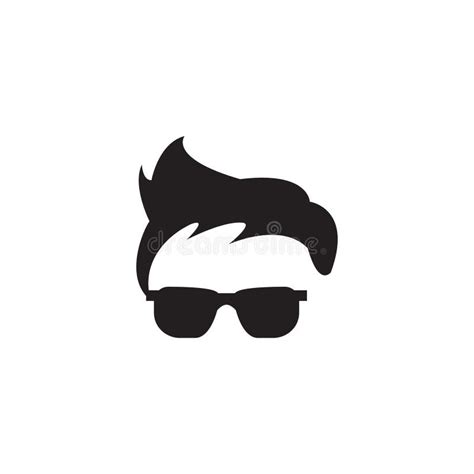 geek glasses graphic design template vector isolated stock vector