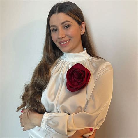 Брошь цветок из шёлка Брошь Ткань Английская роза