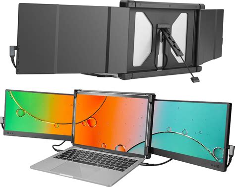 JoyReal Monitor triple para portátil de 12 pulgadas extensor de