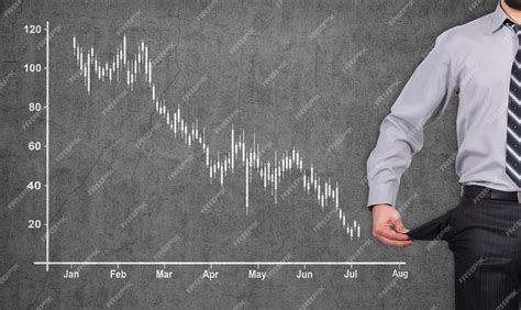 Premium Photo Falling Graph