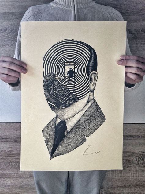 Alfred Hitchcock Art Print Large Art Print Wall Art Prints Etsy
