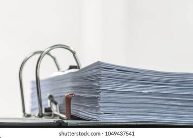Closeup Document File Placed On Desk Stock Photo Shutterstock